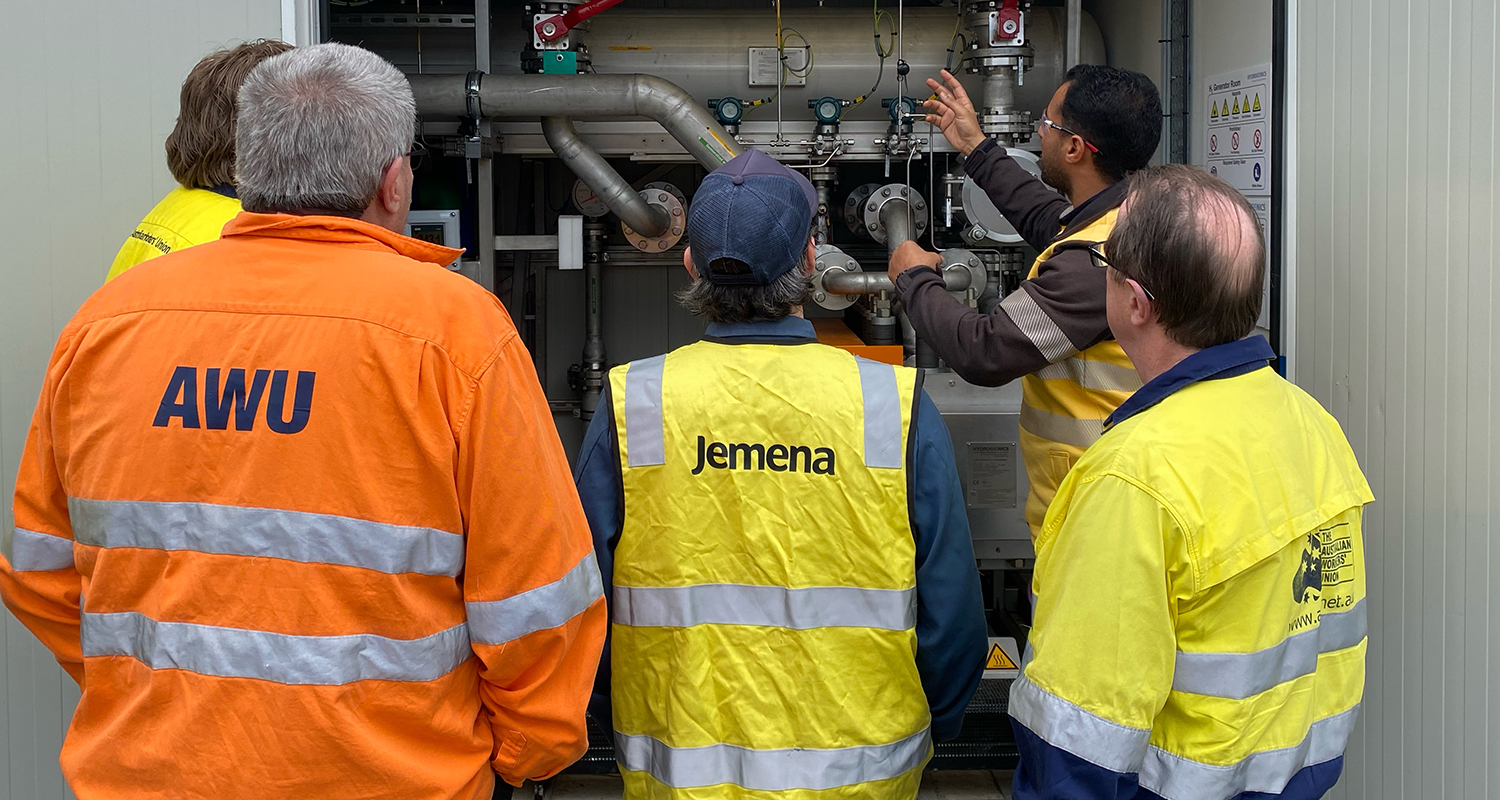 AWU visits Western Sydney Hydrogen Facility - The Australian Workers ...